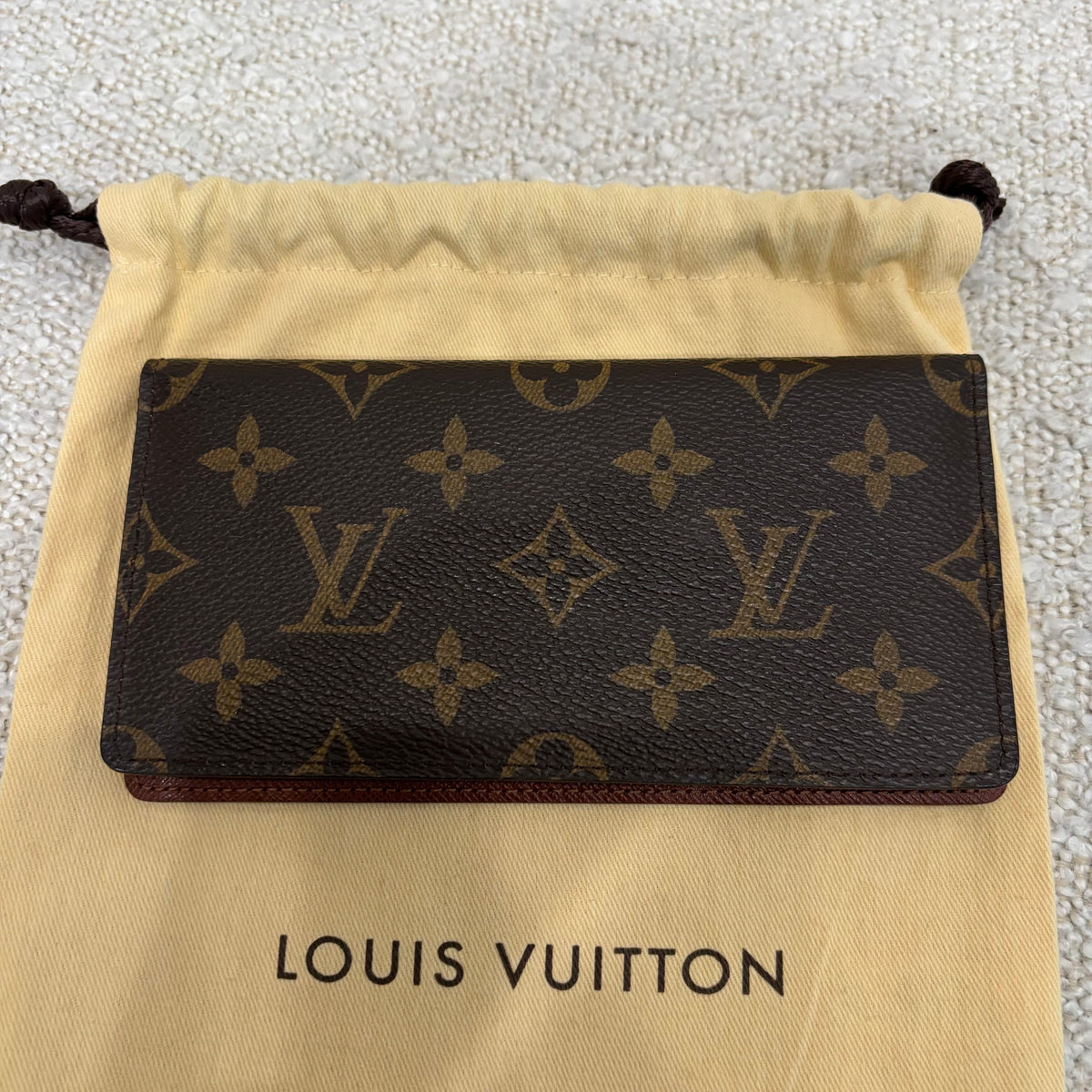 Louis Vuitton Checkbook Cover Monogram – Beccas Bags